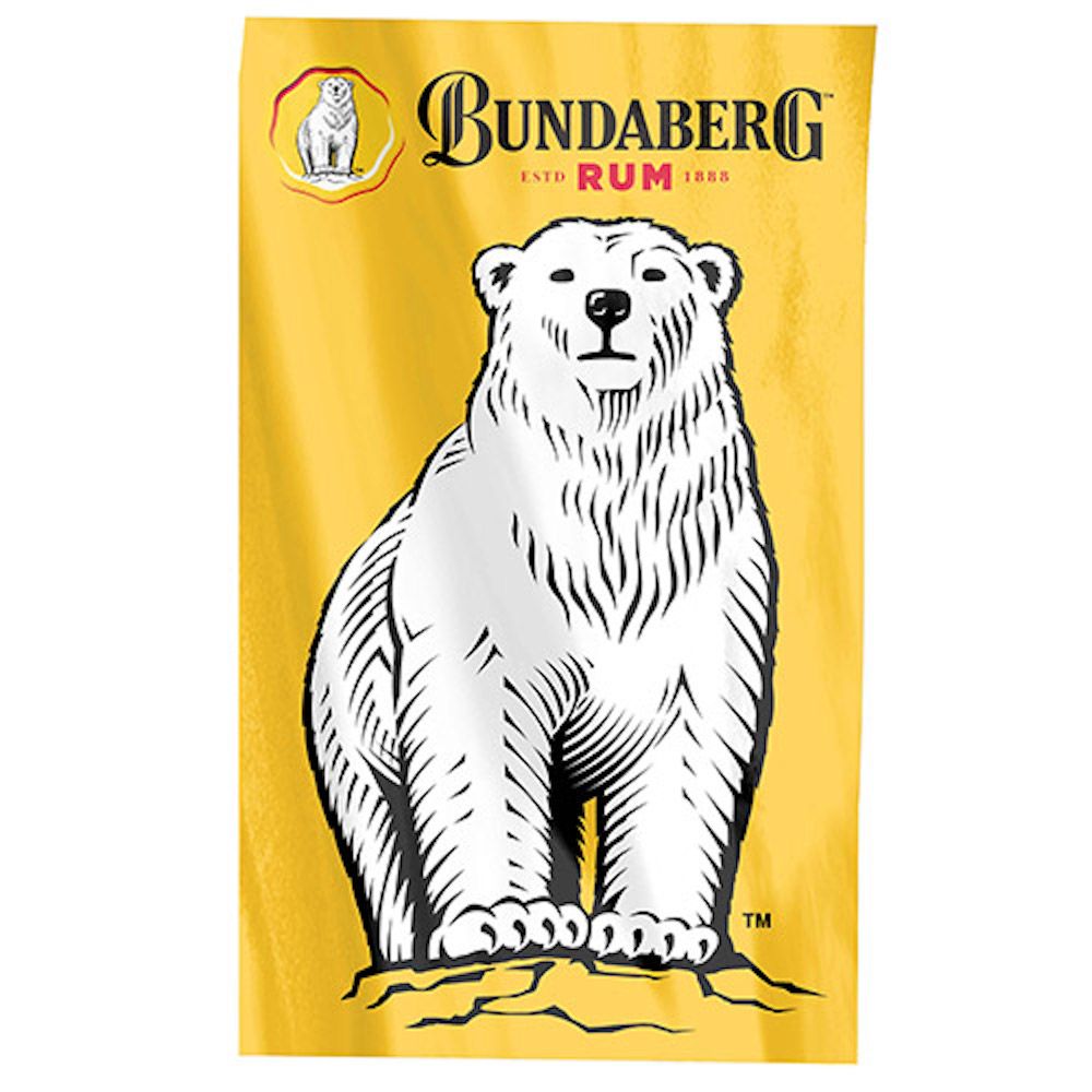 Bundy Rum Bear Logo Bundaberg Rum Original & Cola UV Printed Metal