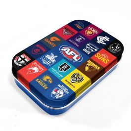 AFL All Teams Logo Small Tin - One Little Footy Fan