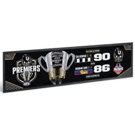 Collingwood Magpies AFL Premiers 2023 Bar Runner - One Little Footy Fan