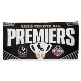 Collingwood Magpies AFL Premiers 2023 Trophy Bath Beach Towel - One ...