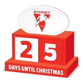 Sydney Swans AFL Christmas Countdown Blocks - One Little Footy Fan