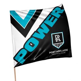 Port Adelaide Power AFL Square Game Day Flag - One Little Footy Fan