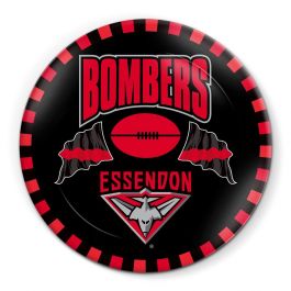Essendon Bombers AFL 20cm Melamine Snack Plate - One Little Footy Fan
