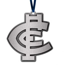 Carlton Blues AFL Metal Christmas Tree Ornament Decoration - One Little ...