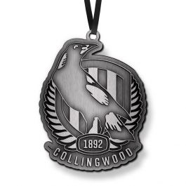 Collingwood Magpies AFL Metal Christmas Tree Ornament Decoration - One ...