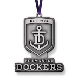 Fremantle Dockers AFL Metal Christmas Tree Ornament Decoration - One ...