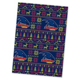 Adelaide Crows AFL Xmas Team Logo Wrapping Paper Giftwrap - One Little ...