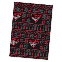 Fremantle Dockers AFL Xmas Team Logo Wrapping Paper Giftwrap - One ...