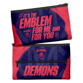 AFL Pencil case, Melbourne Demons - One Little Footy Fan