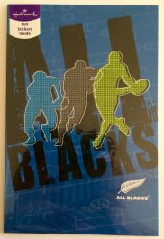 New Zealand All Blacks Greeting Card with Stickers - One Little Footy Fan