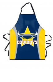 North Queensland Cowboys NRL Team Logo BBQ Apron - One Little Footy Fan