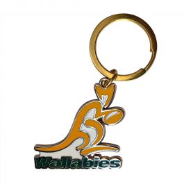 Australian Wallabies Rugby Union Logo Keyring - One Little Footy Fan