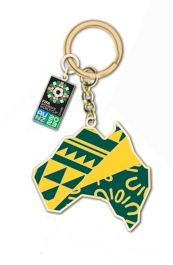 FIFA Women's World Cup 2023 Map of Australia Keyring - One Little Footy Fan