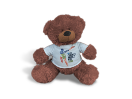 Cricket World Cup ICC 2015 Plush Brown Bear - One Little Footy Fan