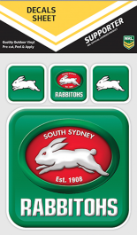 South Sydney Rabbitohs NRL App Icon Car Decals - One Little Footy Fan