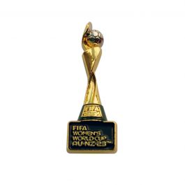 FIFA Womans World Cup 2023 3D Trophy Lapel Pin - One Little Footy Fan