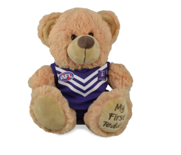 Fremantle Dockers AFL First Teddy Bear 23cm Plush Stuffed Animal - One ...