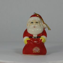 Gold Coast Suns AFL Santa Christmas Decoration - One Little Footy Fan
