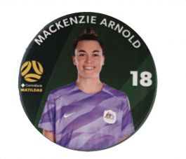 Football Australia Matildas Mackenzie Arnold Player Badge - One Little ...