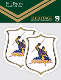 Melbourne Storm NRL Team Logo Mini Decal Stickers - One Little Footy Fan