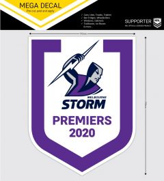 Melbourne Storm NRL 2020 Premiers Mega Sticker - One Little Footy Fan