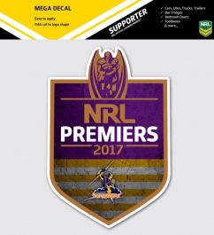Melbourne Storm NRL 2017 Premiers Grunge Shield Sticker - One Little ...