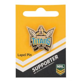 Gold Coast Titans NRL Logo Lapel Pin - One Little Footy Fan