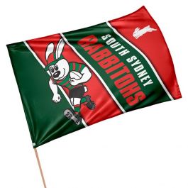 South Sydney Rabbitohs NRL Retro Mascot Game Day Flag - One Little ...