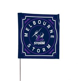 Melbourne Storm NRL Square Game Day Flag - One Little Footy Fan