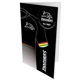 Penrith Panthers NRL Birthday, Greeting Card with Badge - One Little ...