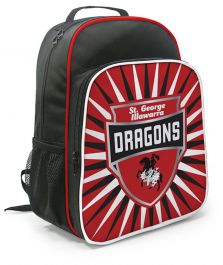 St George Dragons NRL Shield Junior Backpack - One Little Footy Fan