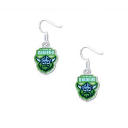 Canberra Raiders NRL Colour Logo Earrings - One Little Footy Fan