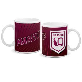 Queensland State of Origin NRL 2023 Team Logo Mug - One Little Footy Fan