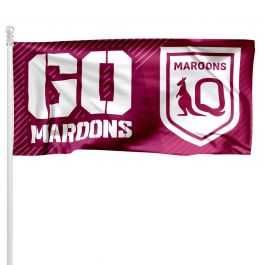 Queensland State of Origin NRL Pole Flag - One Little Footy Fan