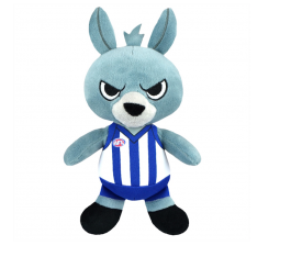 North Melbourne Kangaroos AFL Rascal Mascot 20cm Plush Stuffed Animal ...