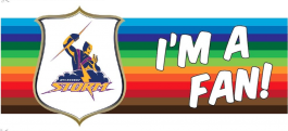 Melbourne Storm NRL Heritage Bumper Sticker - One Little Footy Fan