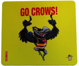 Go Crows Mascot Paul Harvey Design Mouse Mat - One Little Footy Fan