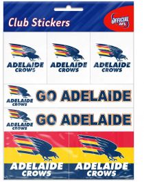 Adelaide Crows AFL Team Logo Sticker Sheet - One Little Footy Fan