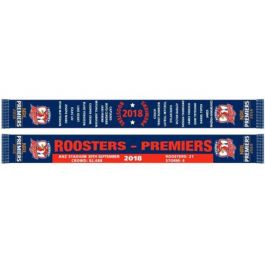 Sydney Roosters NRL 2018 Premiers Scarf - One Little Footy Fan
